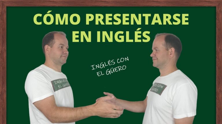 Cómo Presentarse en Inglés para una Exposición: Guía Práctica y ...