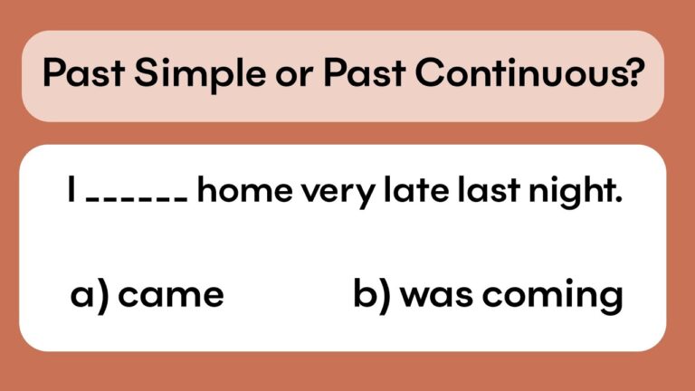 Past Simple vs Past Continuous: Guía Completa y Ejercicios en ...