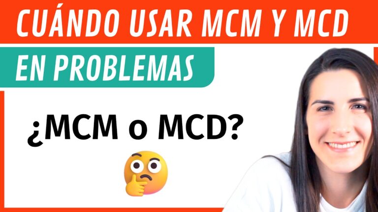 Ejercicios Resueltos de MCM y MCD: Aprende a Calcular con Soluciones ...