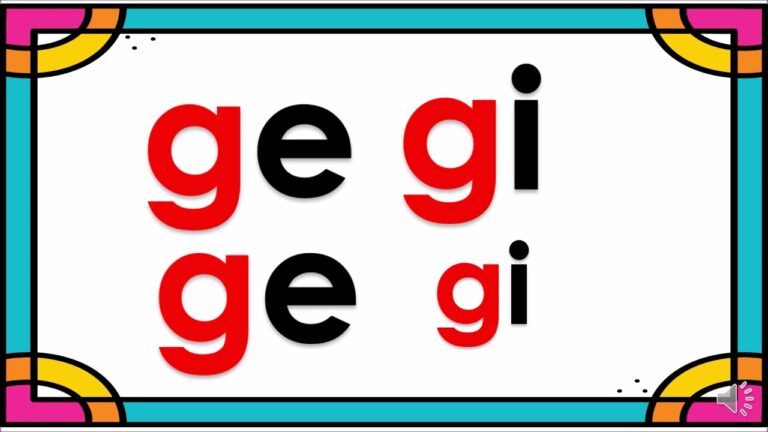 Descubre Palabras con 'Ge' y 'Gi': Ejemplos y Reglas Esenciales - Tu ...