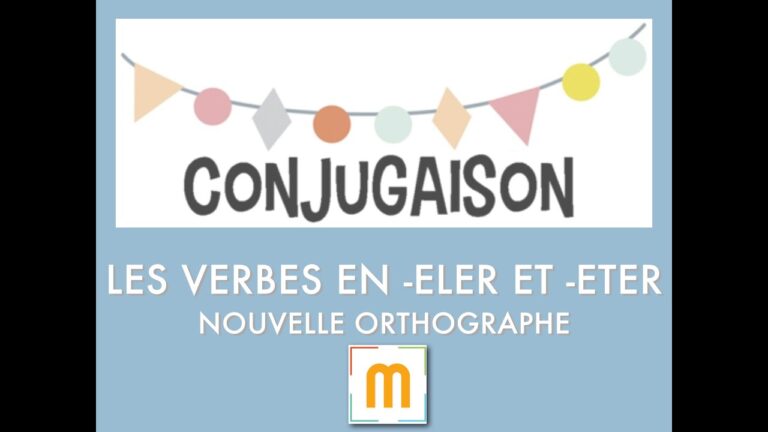 Exercices Pratiques sur les Verbes en -eler et -éter : Améliorez Votre ...