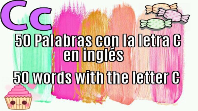 100 Palabras en Inglés que Comienzan con la Letra C: Guía Completa - Tu Aacademia de Inglés ...