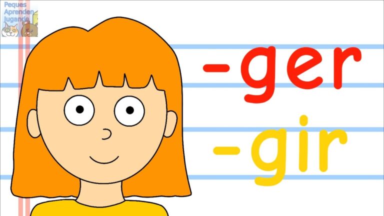 Descubre los Verbos con Terminación -ger y -gir: Ejemplos y Reglas ...